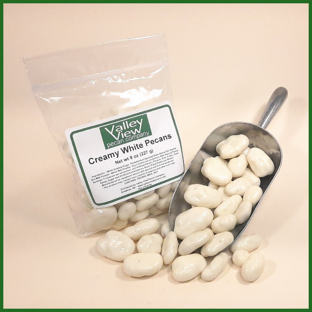 8oz Creamy White Pecans – Valley View Pecan Company